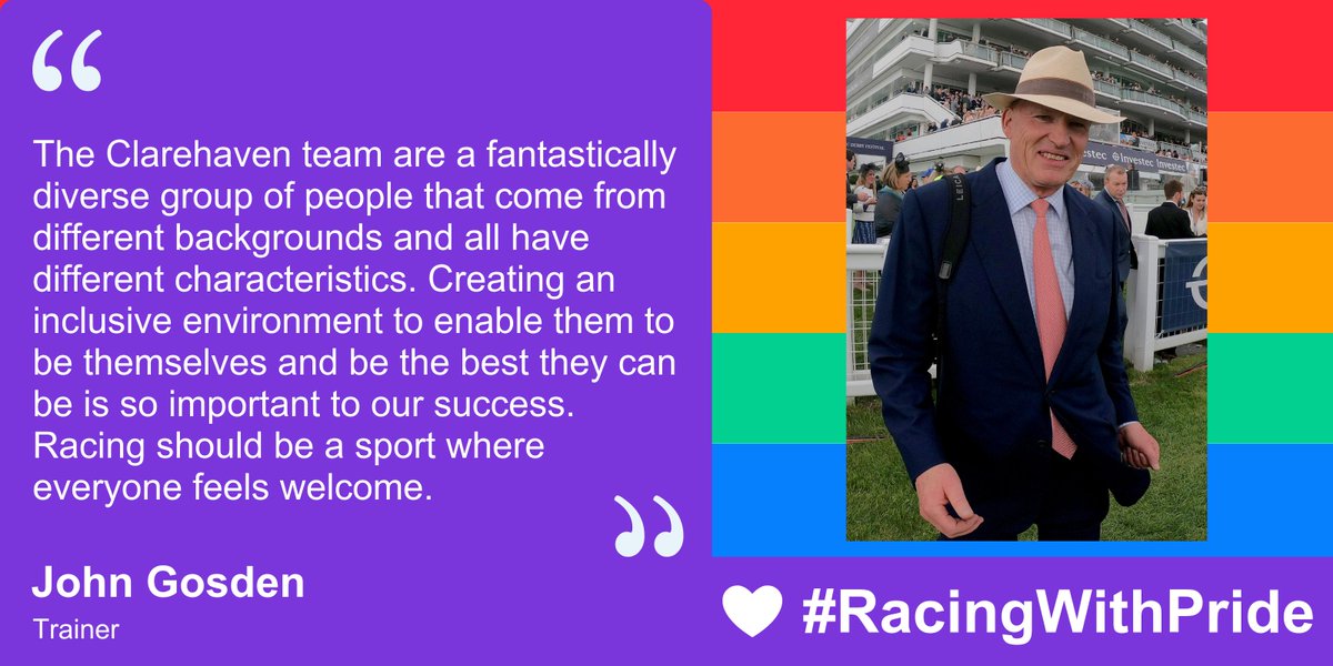 John Gosden Racing with Pride | British Horseracing Authority